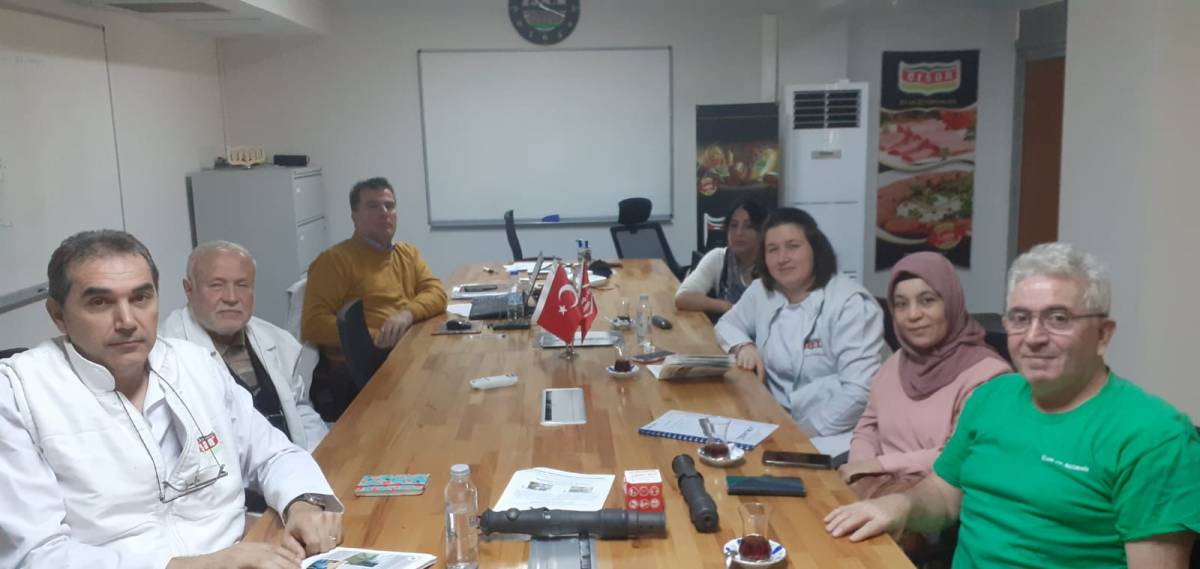 Training use stunner cattle slaughterhouse Bilecik Turkey